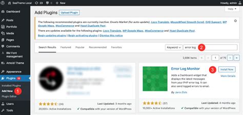 How To Install Error Log Monitor Plugin3 Mins Seatheme