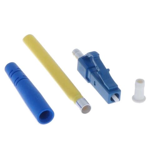 LC UPC Singlemode Simplex Connector 2 0mm Blue 10pack