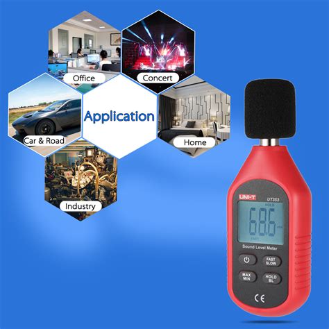 Uni T Sound Level Meter Mini Lcd Display Digital Sound Level Meter Noise Measuring Instrument