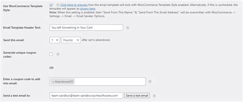 Default Email Template Tyche Softwares Documentation