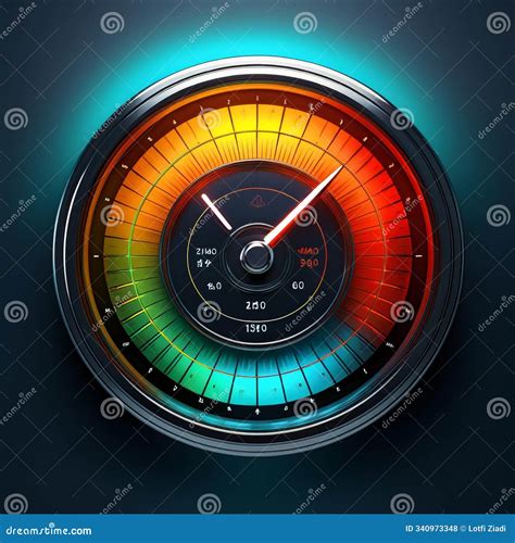 Gauge Levels UI Elements Kit Vector Illustration CartoonDealer Com