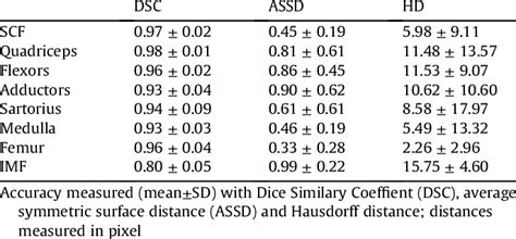 agreement between the manual and fully automated segmentation results