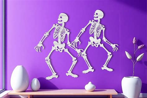 Laser Cut Skeleton Wall Art Svg · Creative Fabrica