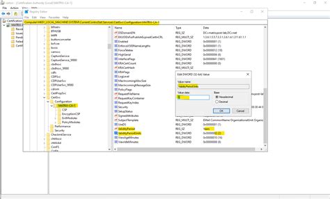 how to request a certificate from an internal pki ad cs by using the certreq command without