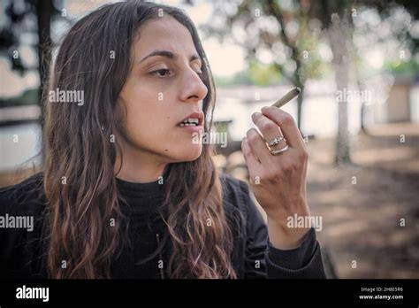 Dont Use Drugs Closeup Detail View Of Portrait Of Exhausted Young