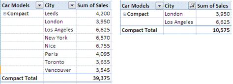 Excel Pivot Tables Filter Data Items Values And Dates Using Vba Excelanytime