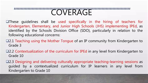Indigenous Peoples Education Curriculum Framework Pptx