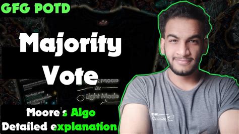 Majority Vote Gfg Potd 03 10 24 Gfg Problem Of The Day Youtube