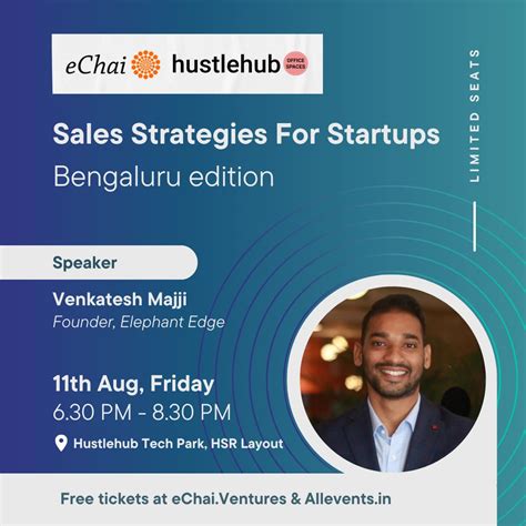 Venkatesh M On Linkedin Saas Founders Startup Antler Gtmstrategy B2bsales Bangalore