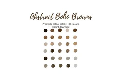 Boho Abstract Procreate Brushes Toolkit Free Download