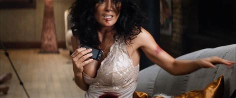 Голая Сальма Хайек в Everly