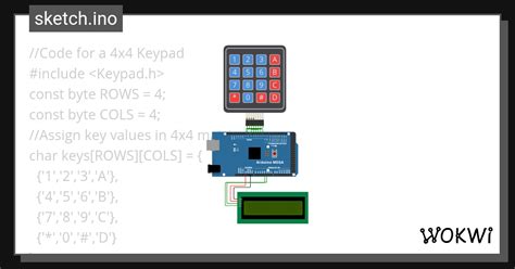 Keypad And Lcd Wokwi Esp32 Stm32 Arduino Simulator Keypad And Lcd Wokwi Esp32 Stm32 Arduino Simulator