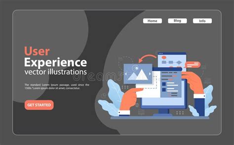 Wireframe Concept Flat Vector Illustration Stock Illustration Illustration Of Visual