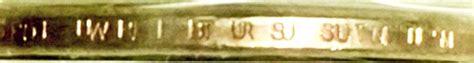 Sacagawea Presidential Dollar Doubled Overlapped Edge Lettering