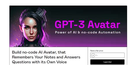 GPT AI Avatar AI Marketplace
