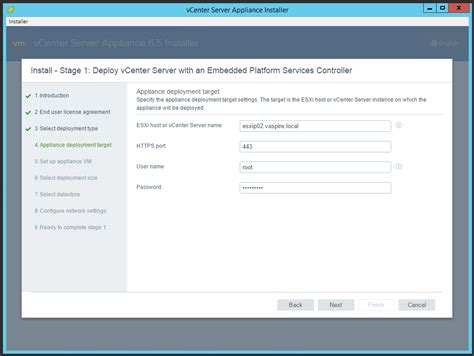 Vgarethlewis Vmware Vcenter Server Appliance 65 Installation