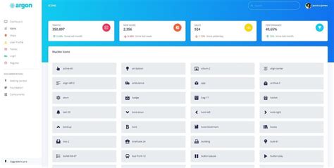 Argon Dashboard Material Ui Free Template