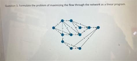 Solved Question Formulate The Problem Of Maximizing The Chegg