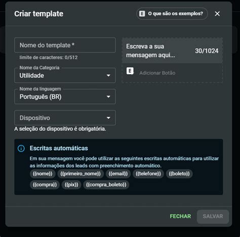 Como Criar Templates No Sellflux