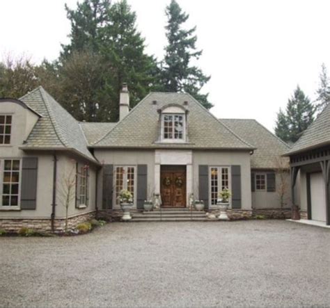44 Amazing French Country Exterior For Your Home Inspiration