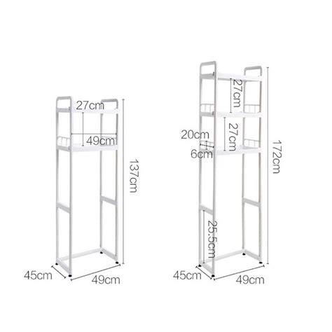 Badu Bg Многослойни пластмасови багажници за тоалетни ъглови рафтове за баня държачи за