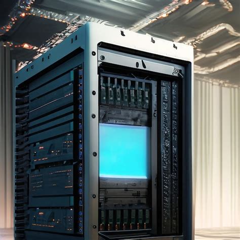 Premium Ai Image Giant Super Computer