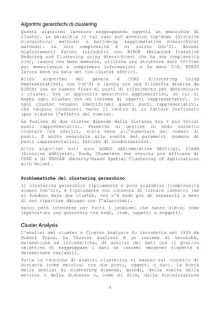 Algoritmi Di Clustering PDF