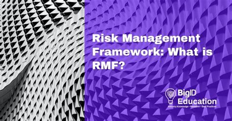Risk Management Framework What Is RMF BigID