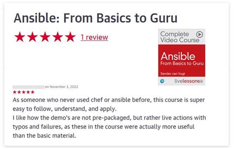 Sander Van Vugt On Linkedin Ansible