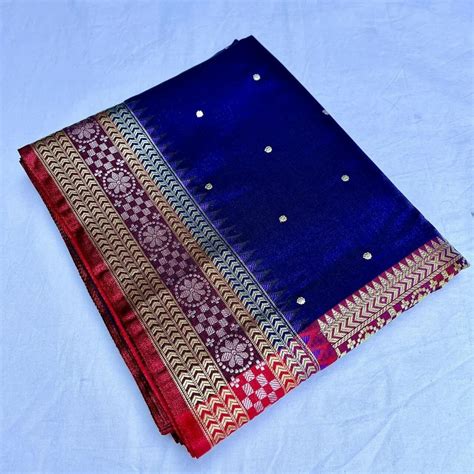 Border Blue Sambalpuri Pattern Katan Silk Saree With Blouse Piece At ₹ 799 In Azamgarh