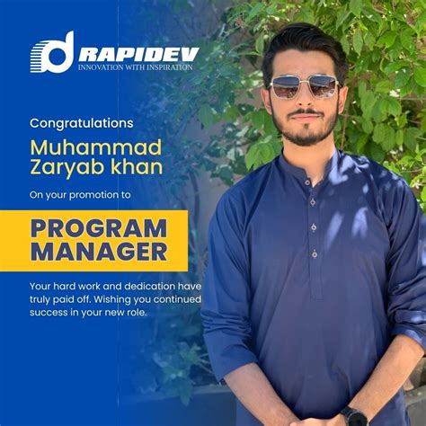 Muhammad Zaryab Khan On Linkedin Thank You So Much Rapidev For The Kind Words And Recognition