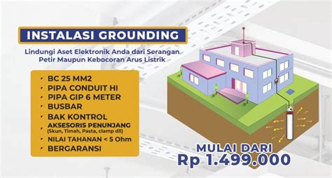 Pemasangan Grounding System Jagoan Listrik