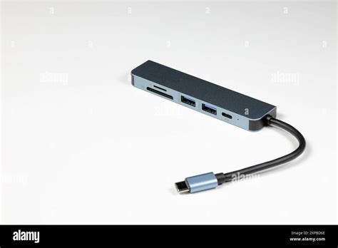 Modern Multifunctional Adaptor Or Multiport Docking Station Provide Multi Type Of Input Output