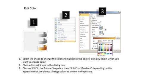Flow Arrow Process Diagram 3 Stages Write Business Plan Template