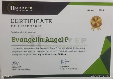 evangelin angel on linkedin fullstackdevelopment mernstack internship webdevelopment