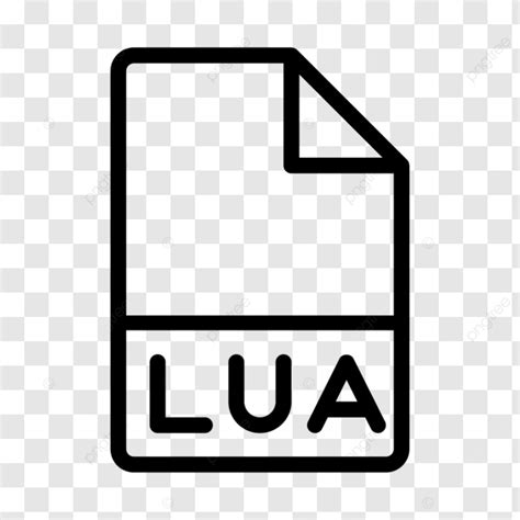 Lua File Type Icons Files And Document Format Design Icon Symbol Vector Lua File Type Icons Files And Document Format Design Icon Symbol Vector