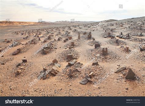 Funeral Old Ancient Islamic Cemetery Grave Yard Traditional Stock