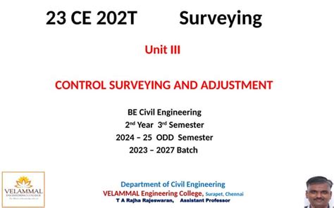 Surveying Unit 3 Errors Values Observations Pptx