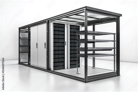 Dynamic Server Room With Modular Racks That Adjust To Current And Future Data Processing