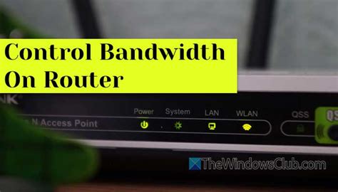 How To Control Bandwidth In Router