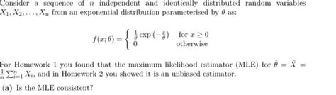 solved consider a sequence of n independent and identically