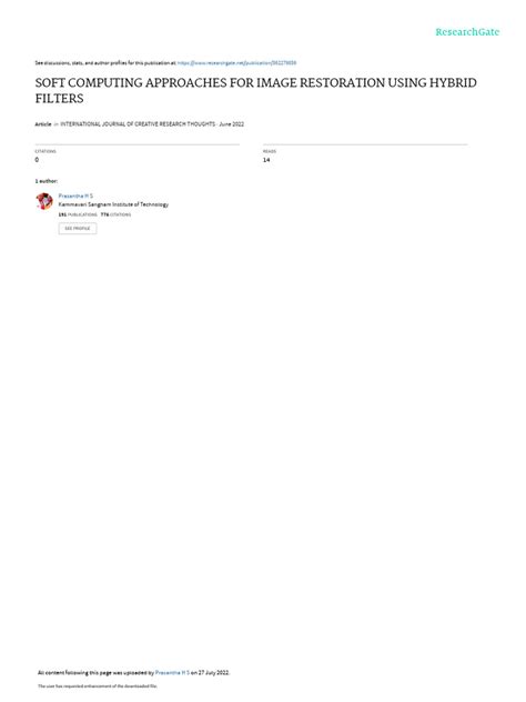 Soft Computing Approaches For Pdf Artificial Intelligence Intelligence Ai And Semantics