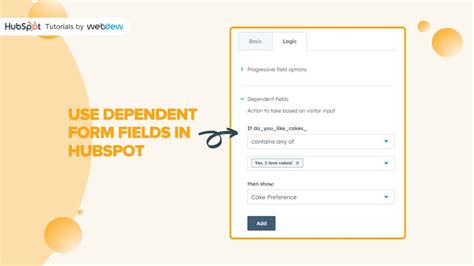 How To Use Dependent Form Fields In Hubspot Youtube