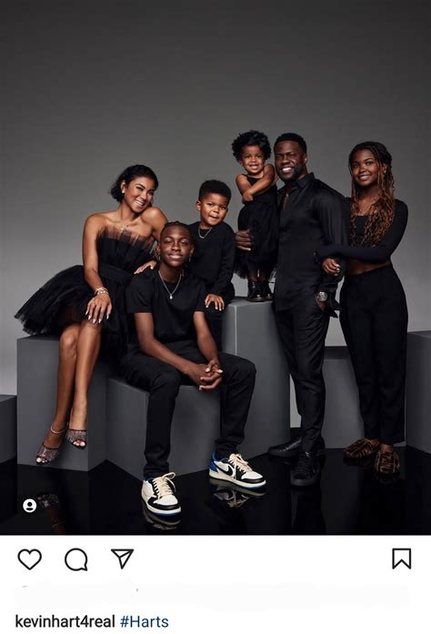 Comedian Kevin Hart Shares Lovely Family Photo