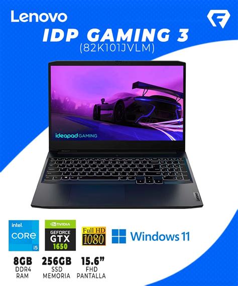 Laptop Lenovo Ideapad Gaming 3 15ihu6 82k101jvlm Intel Core I5 11300h 4 5ghz Ram 8gb