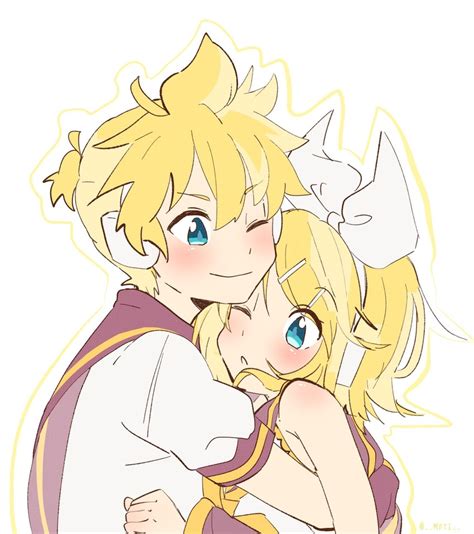 Kagamine Rin And Kagamine Len Vocaloid Drawn By M Ti Danbooru