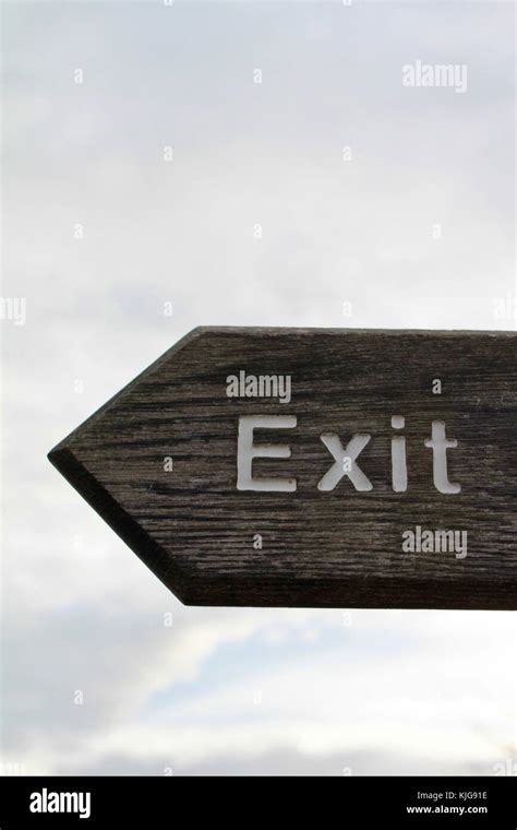 Uk Exit This Way Sign Hi Res Stock Photography And Images Alamy