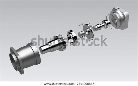Servo Planetary Gearbox Assembly Exploded View Stock Illustration 2311000847 Shutterstock