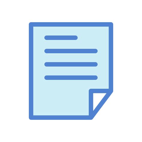 Memo Generic Blue Icon