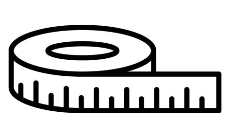 Measuring Tape Icon Vector Design Graphic By Ningsihagustin426 · Creative Fabrica